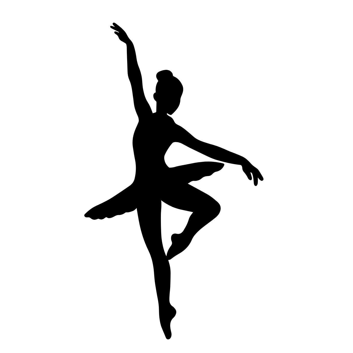 Ballerina Svg, Ballerina Cut File, Ballet Svg, Ballerina Silhouette ...