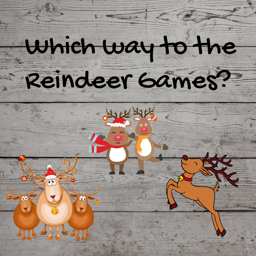 Reindeer Games Svg, Reindeer Games Png, Reindeer Games Pdf, Reindeer ...