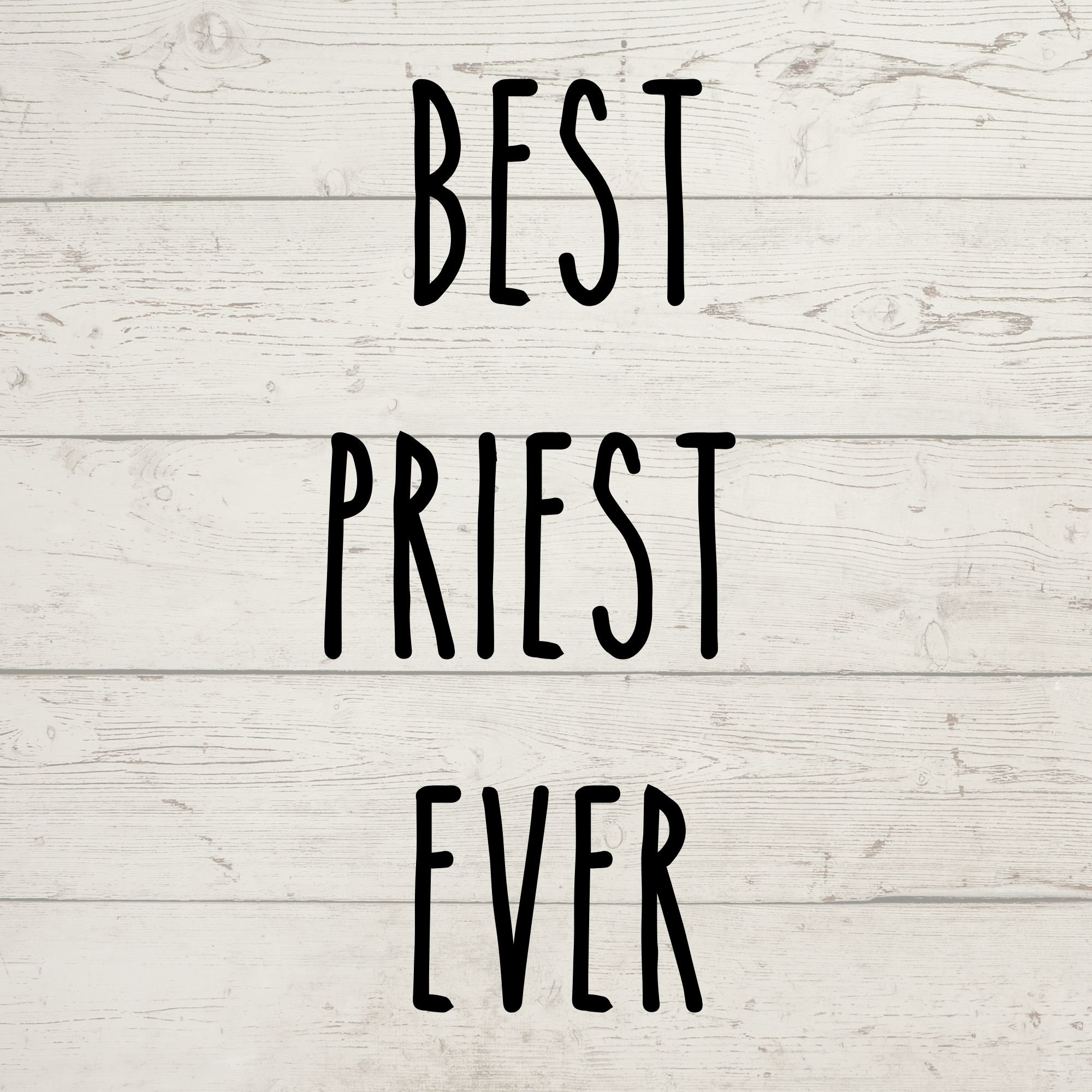 Best Priest Ever Svg, Png, Jpg, Pdf, Priest SVG Cricut File, Best ...