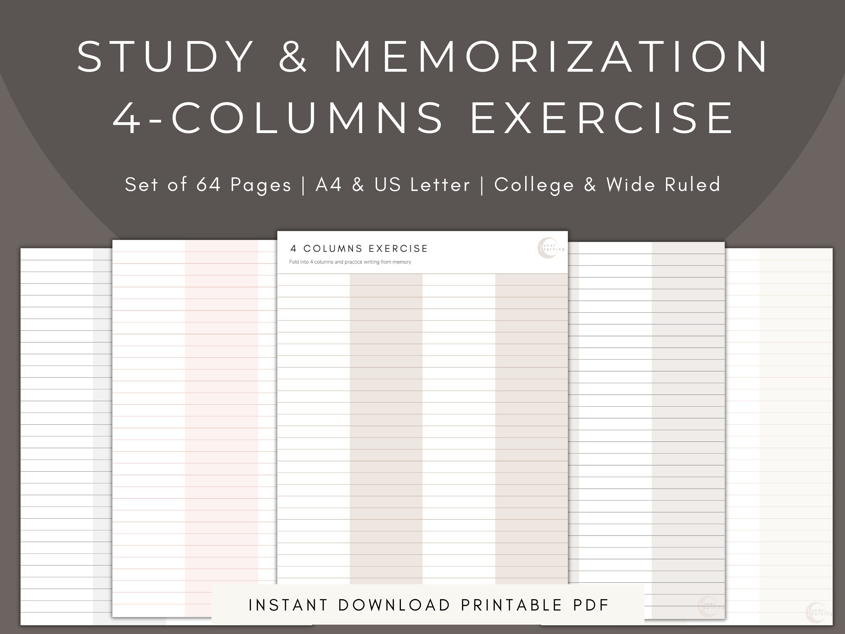 Study Template | Digital Worksheet | Revision Guide | Printable ...