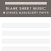 Blank Sheet Music - 8 Staves Printable Staff Paper PDF - Etsy