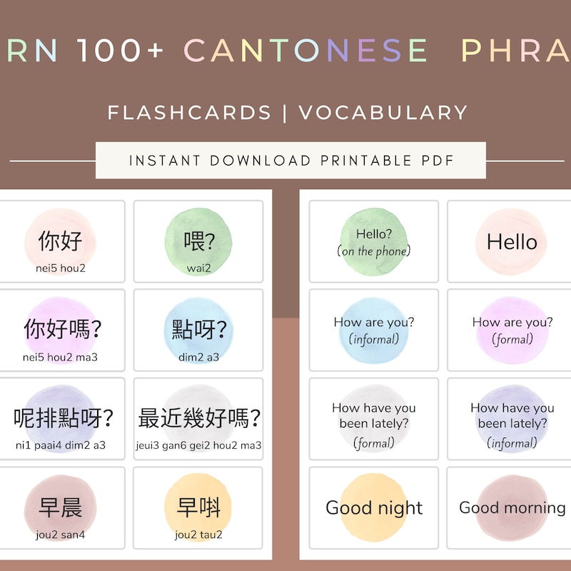Cantonese - Etsy