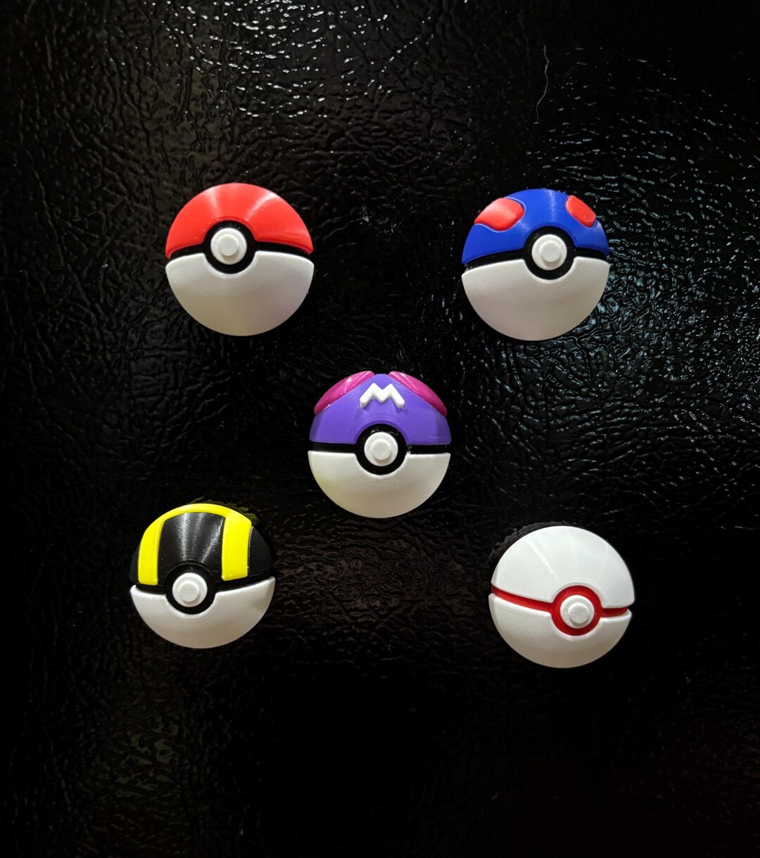 Pokeball Refrigerator Magnets (set of 5) - Etsy