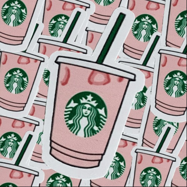 Starbucks Drink Sticker - Etsy