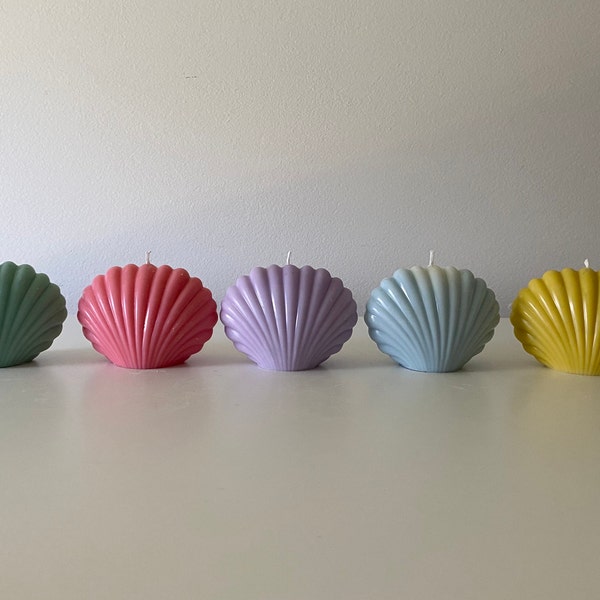 Seashell Candle - Etsy