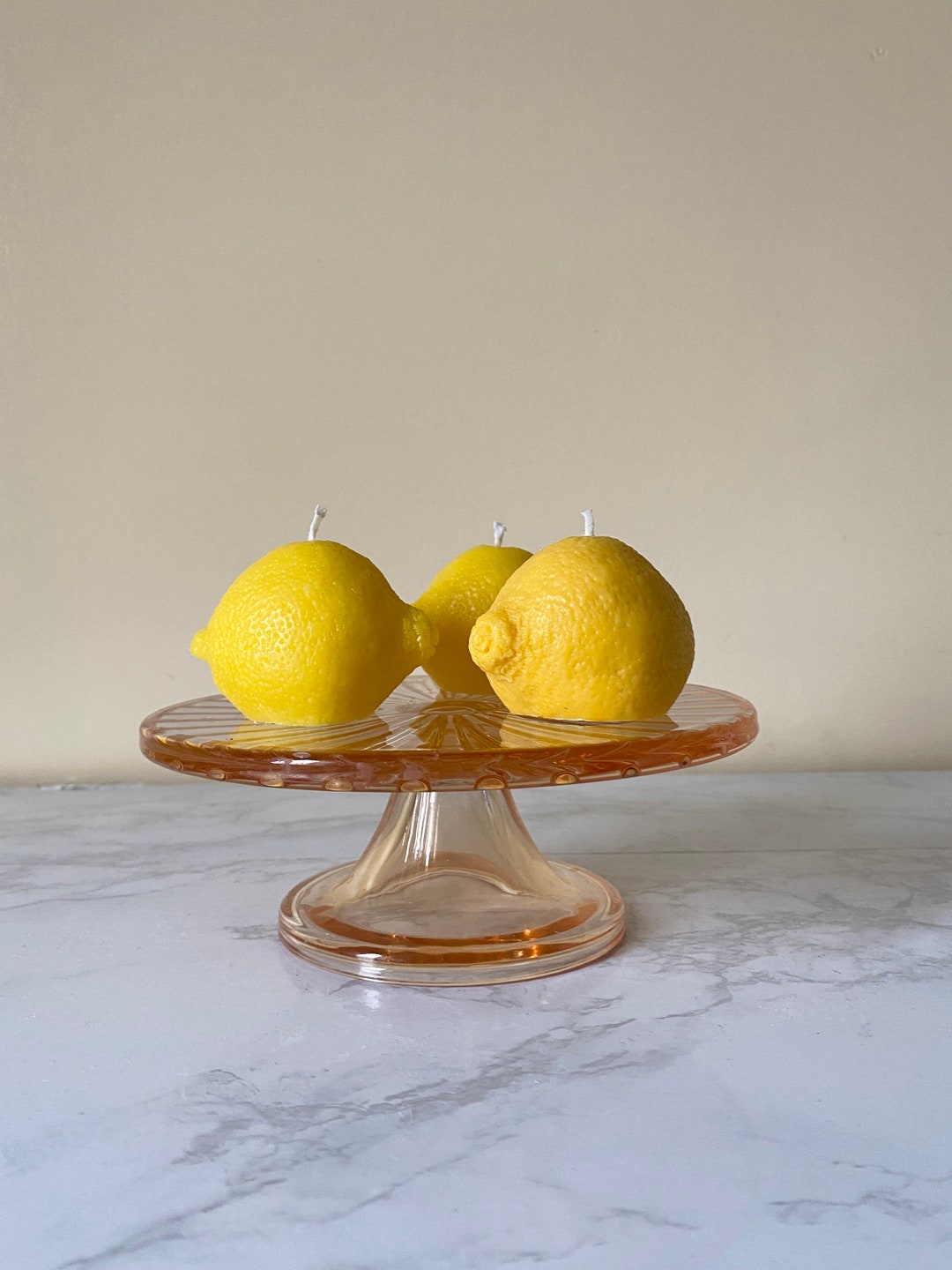 Lemon Candle / Lemon Shaped Candle / Fruit Candle / Home Decor Candle ...