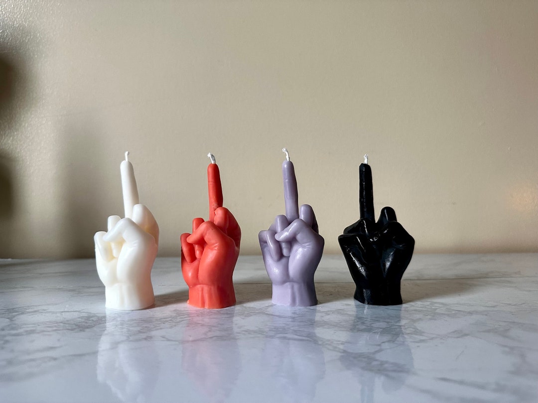 MINI Middle Finger Candle / Middle Finger Candle / F U Candle / Gag ...