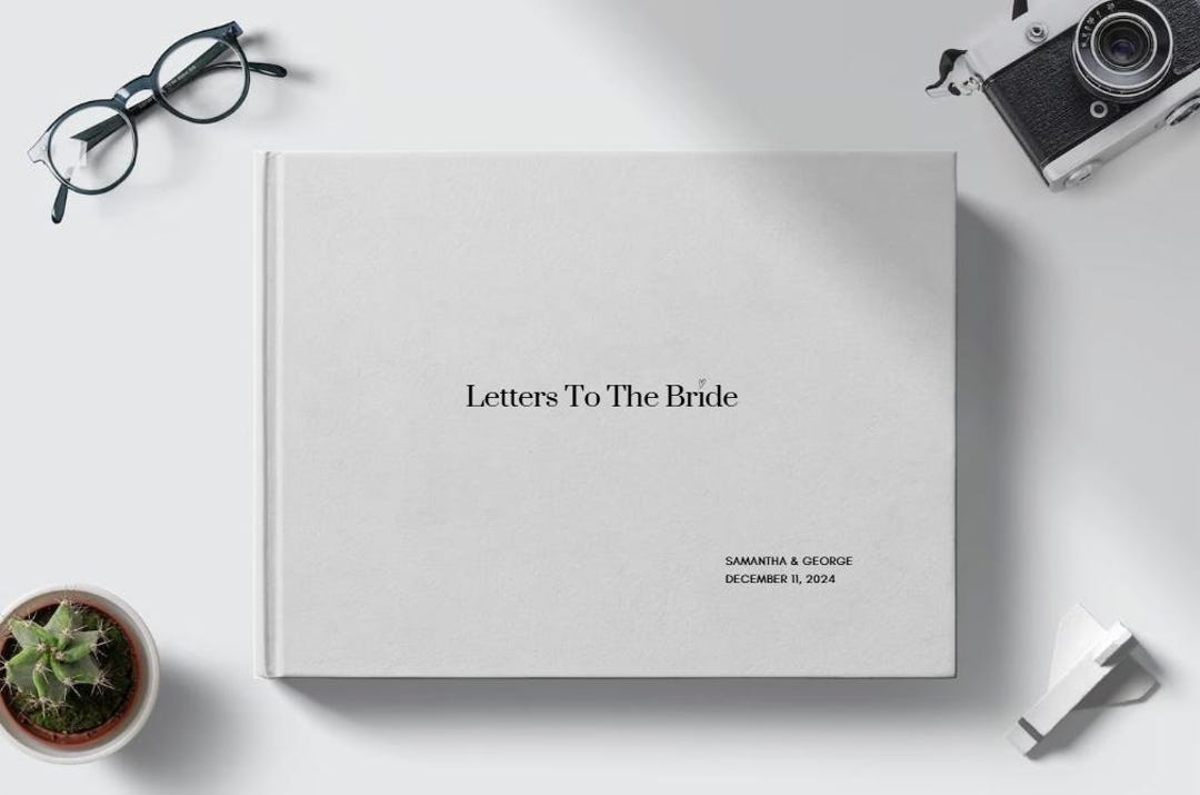 Letters to the Bride Canva Template - Etsy