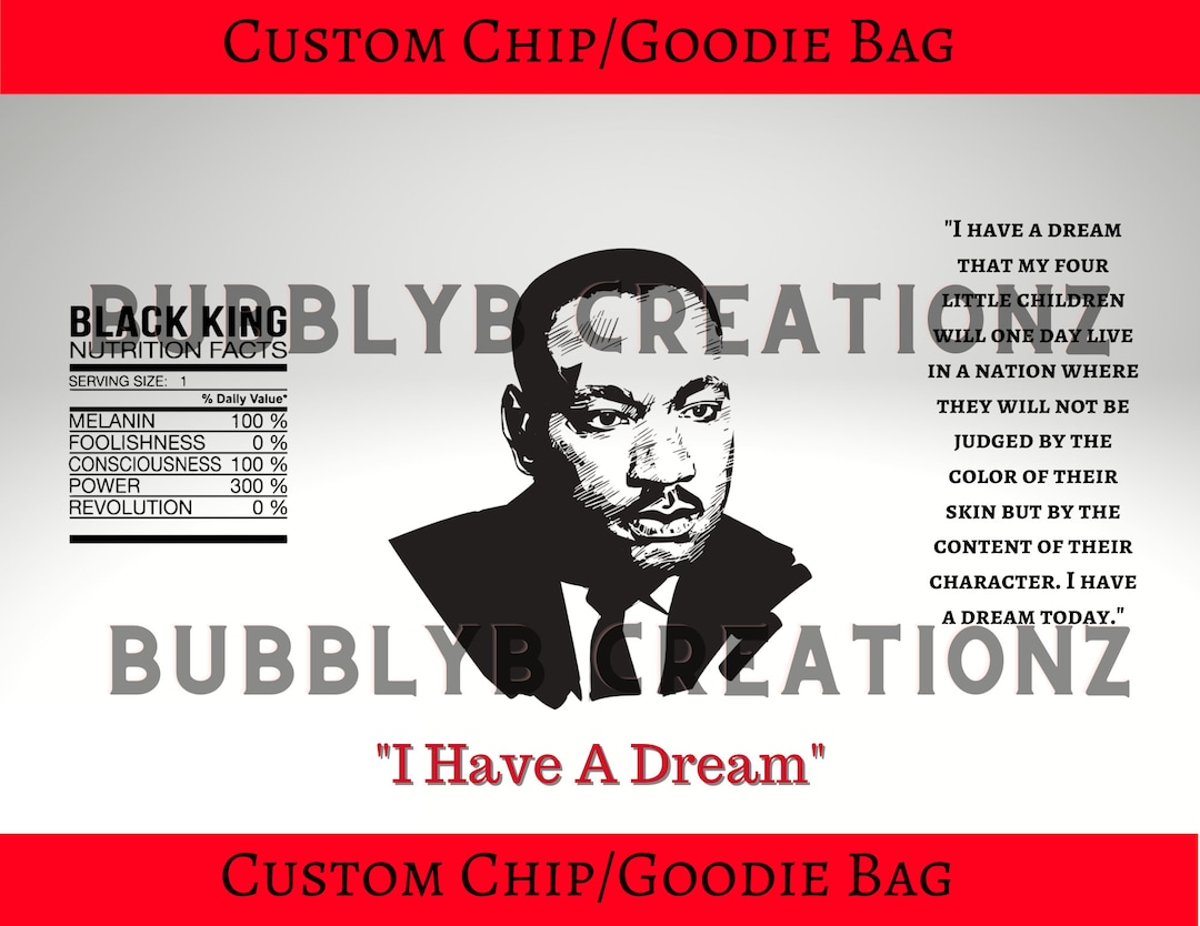 Custom Black History Candy-chip Set - Instant Download - Mlkjr BLM ...