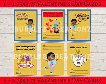 African American Valentine Cards - Etsy