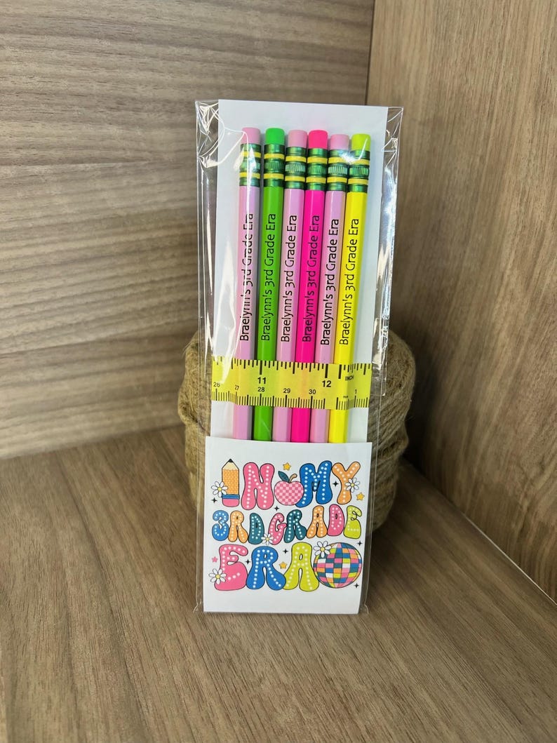 Personalized Back to School Pencils - Etsy
