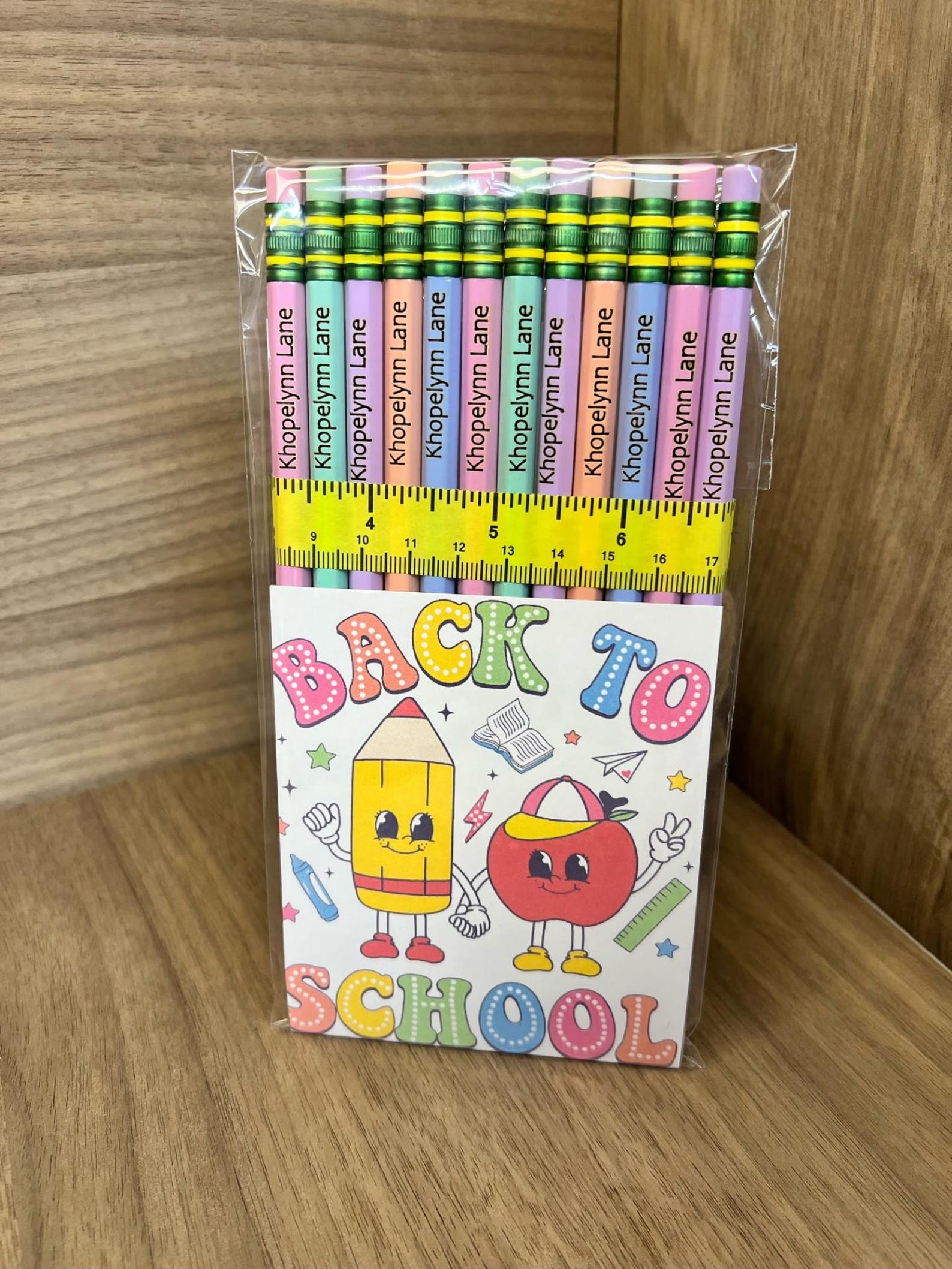Personalized Back to School Pencils - Etsy