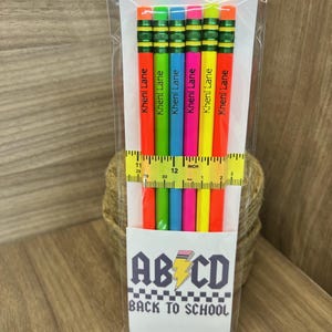 Personalized Back to School Pencils - Etsy