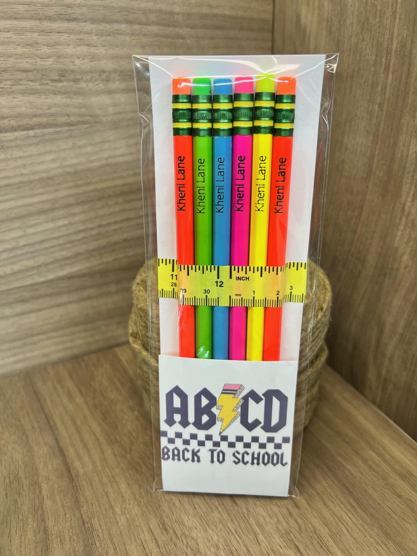 Personalized Back to School Pencils - Etsy