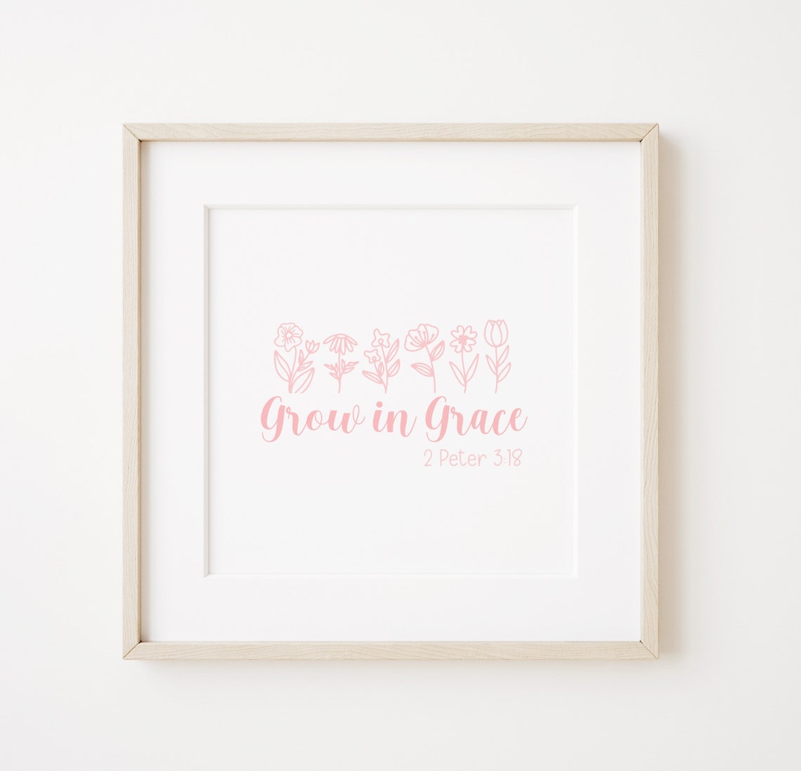 Grow in Grace SVG Christian Svg Scripture SVG Cut File for Cricut Faith ...