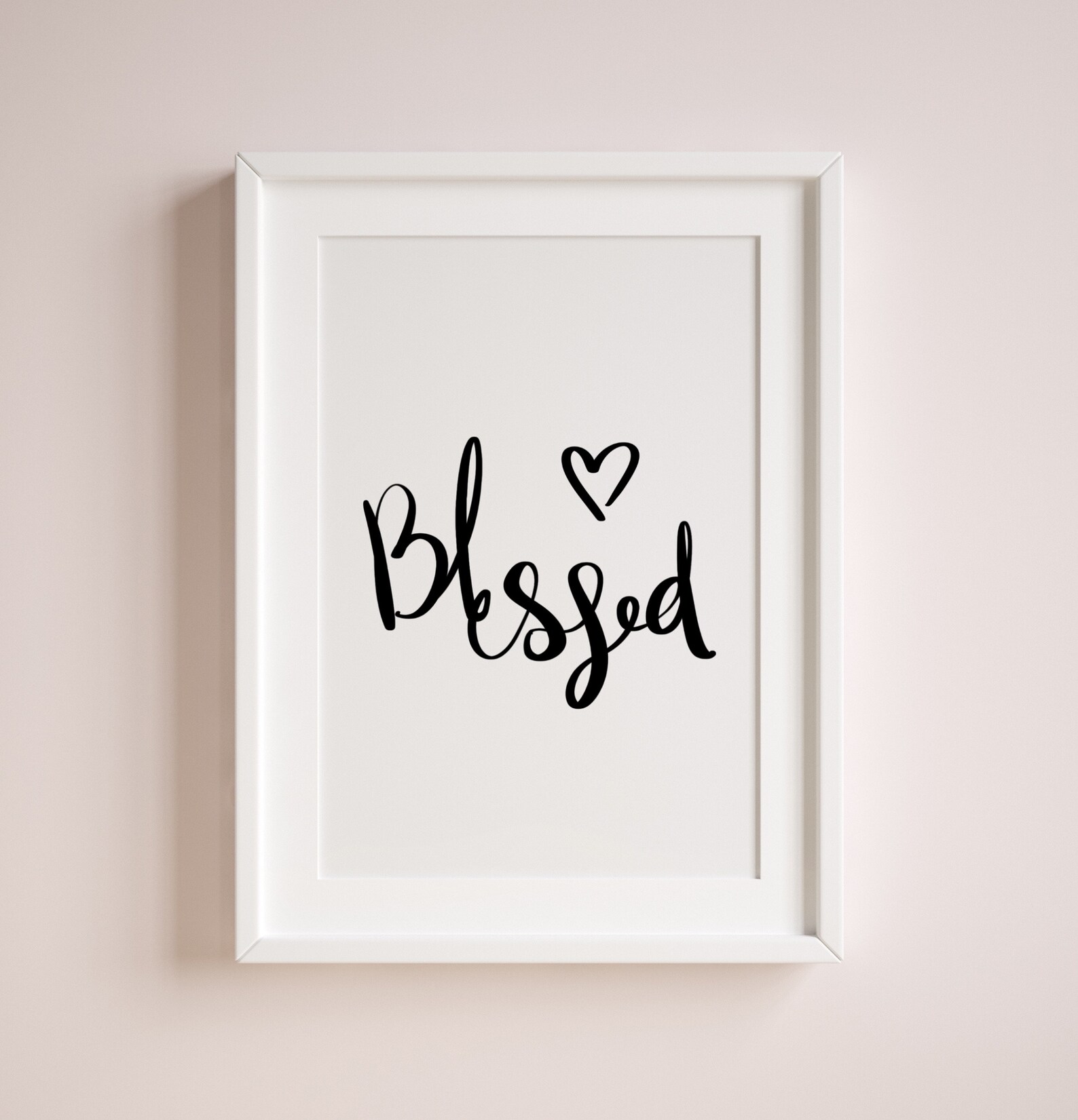 Blessed Script SVG | Christian, Motivational Quote (digital Download ...