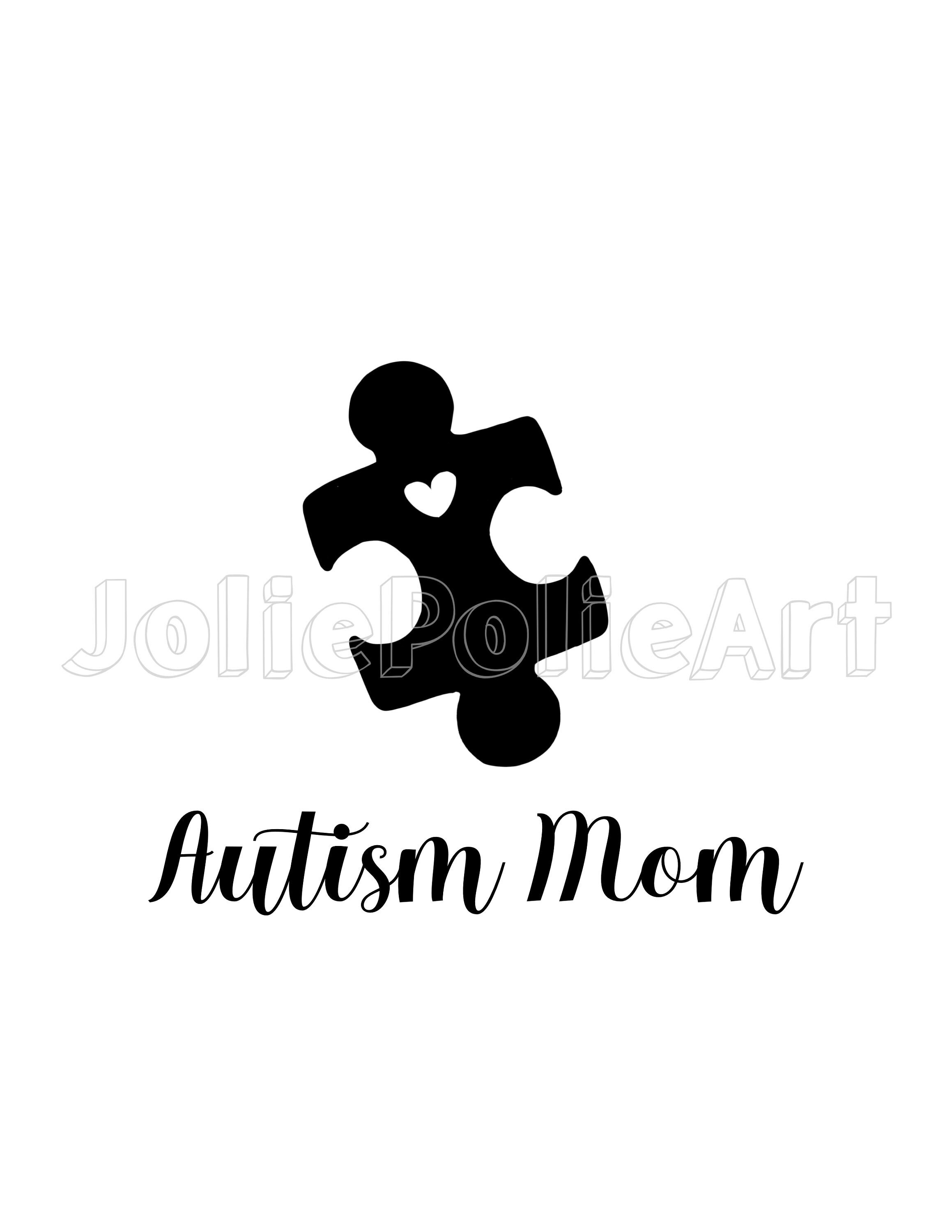 Autism Mom Svg Autism Svg Autism Awareness Svg Mental Health Svg