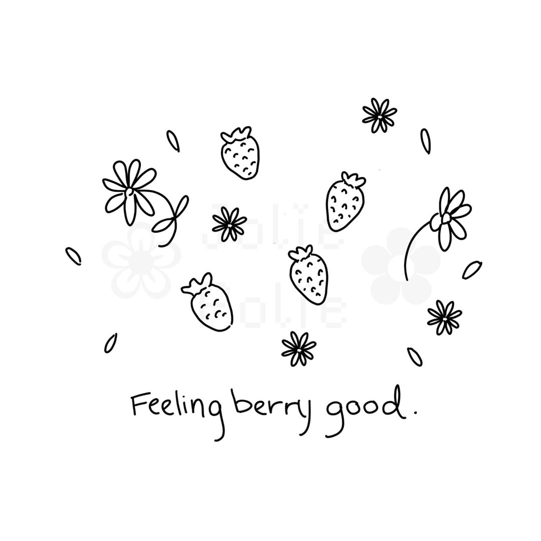 Feeling Berry Good SVG | Strawberry Shirt Design (digital Download) - Etsy