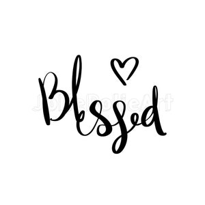 Blessed SVG | Christian SVG | Blessed Sign | Blessed Script SVG | Faith ...