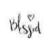 Blessed Script SVG | Christian, Motivational Quote (digital Download ...