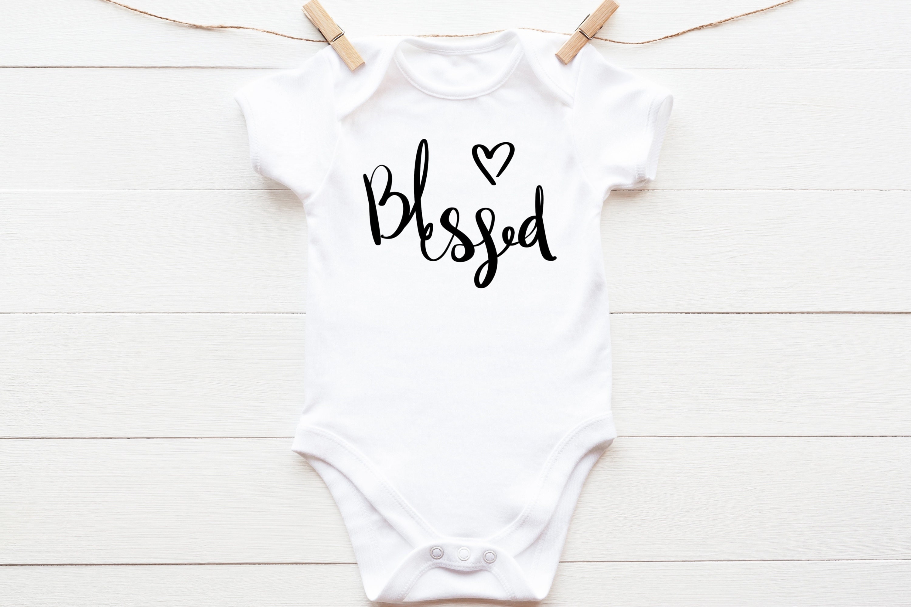 Blessed Script SVG | Christian, Motivational Quote (digital Download ...