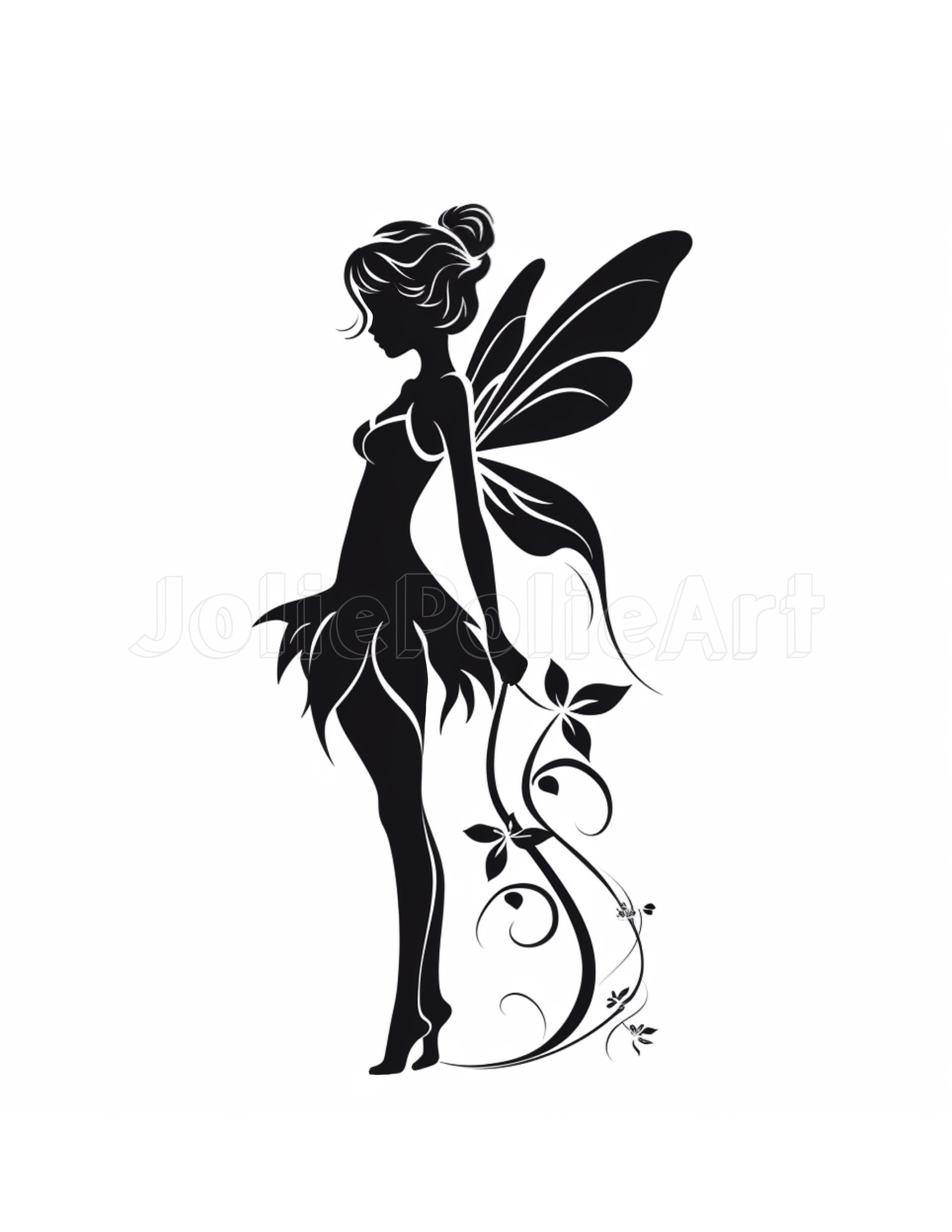 Fairy Svg Fantasy Svg Tinkerbell Svg - Etsy