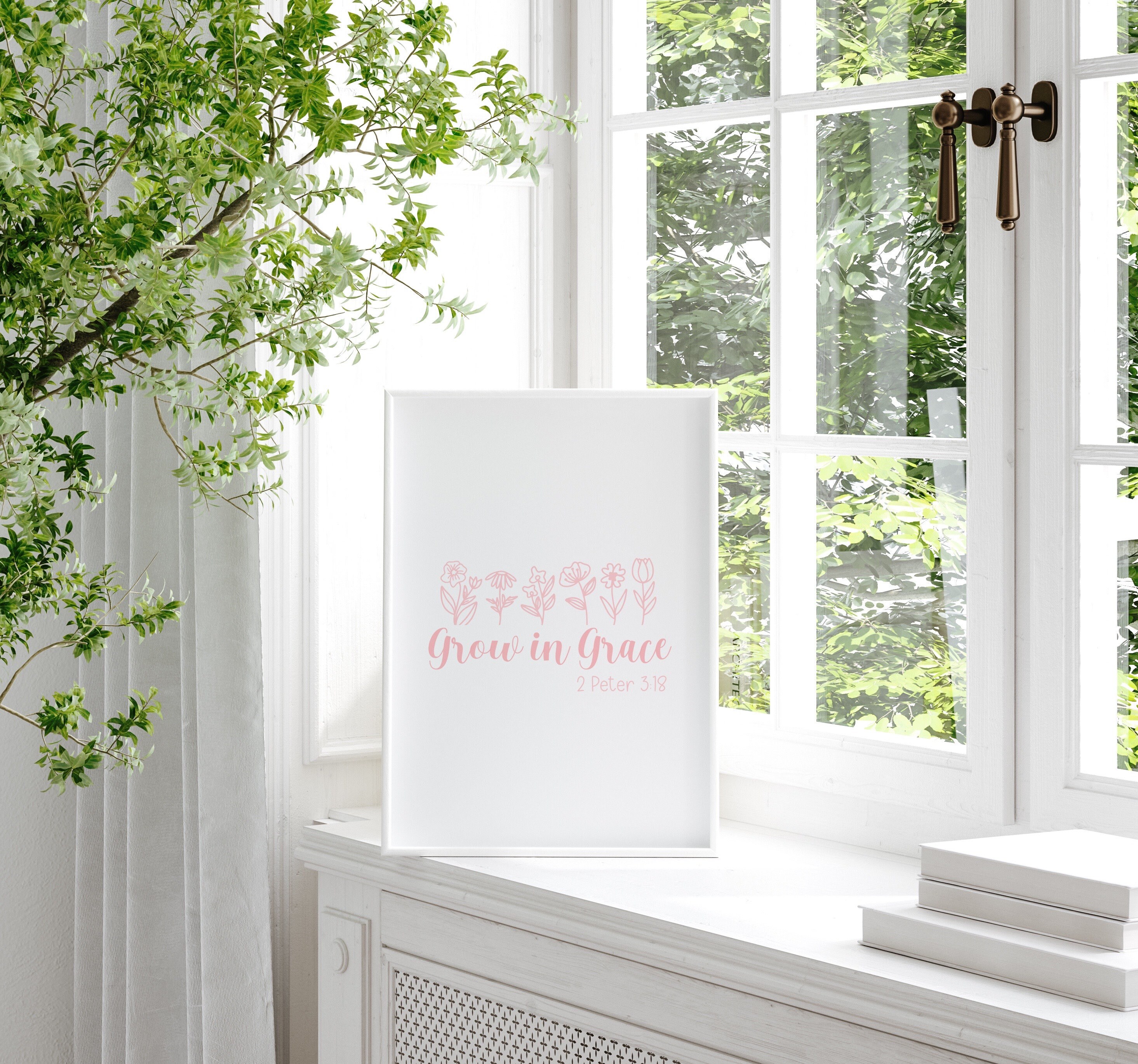 Grow in Grace SVG Christian Svg Scripture SVG Cut File for Cricut Faith ...