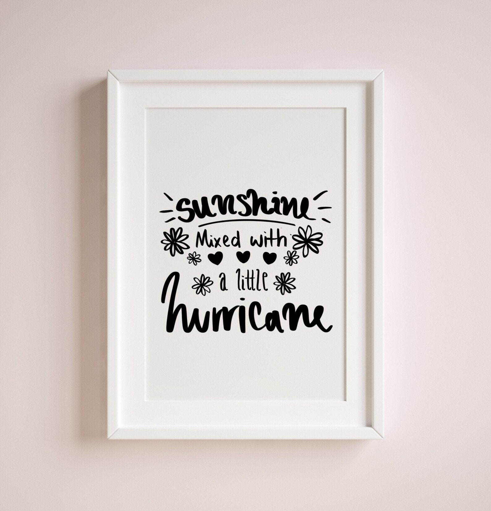 Baby Girl SVG | Sunshine Mixed With A Little Hurricane SVG | Sunshine ...