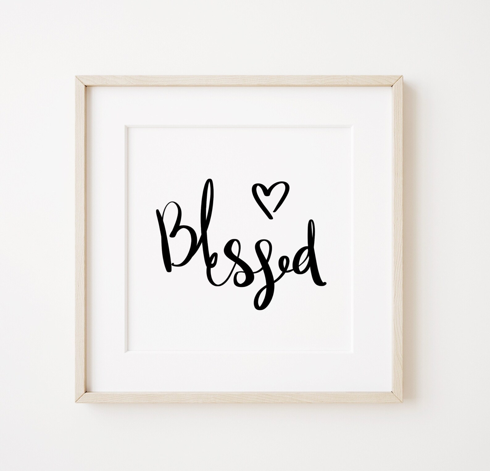 Blessed Script SVG | Christian, Motivational Quote (digital Download ...