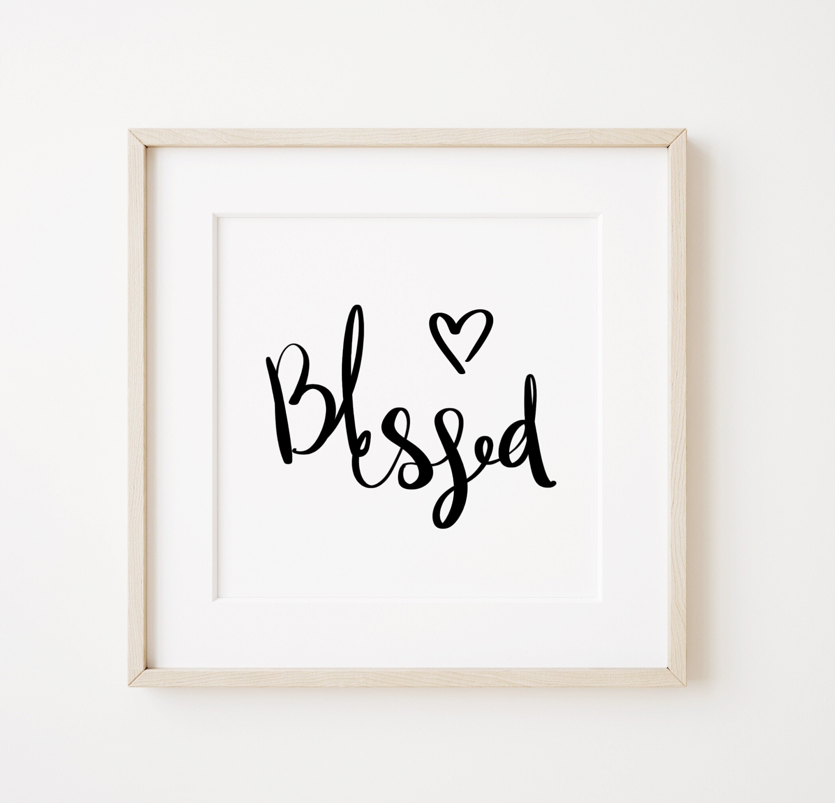Blessed SVG Christian SVG Blessed Sign Blessed Script SVG Faith Svg ...