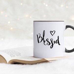 Blessed Script SVG | Christian, Motivational Quote (digital Download ...