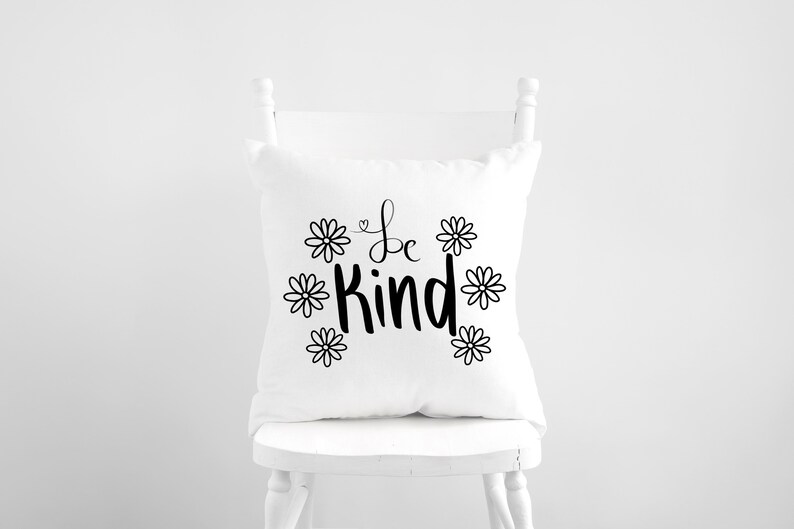 Be Kind SVG | Boho Floral Kindness PNG, Hand-lettered (digital Download ...