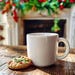 Christmas Coffee Mug Mockup | Holiday-themed Drinkware Design Template ...