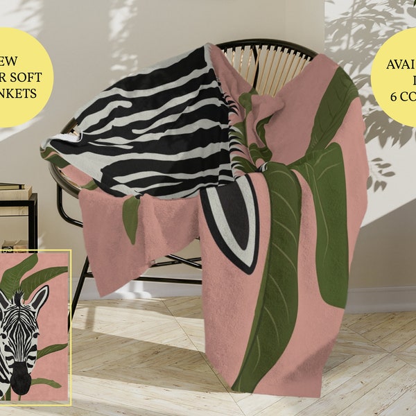 Zebra Throw - Etsy