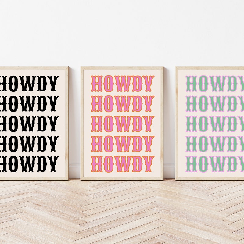 Howdy Sign - Etsy