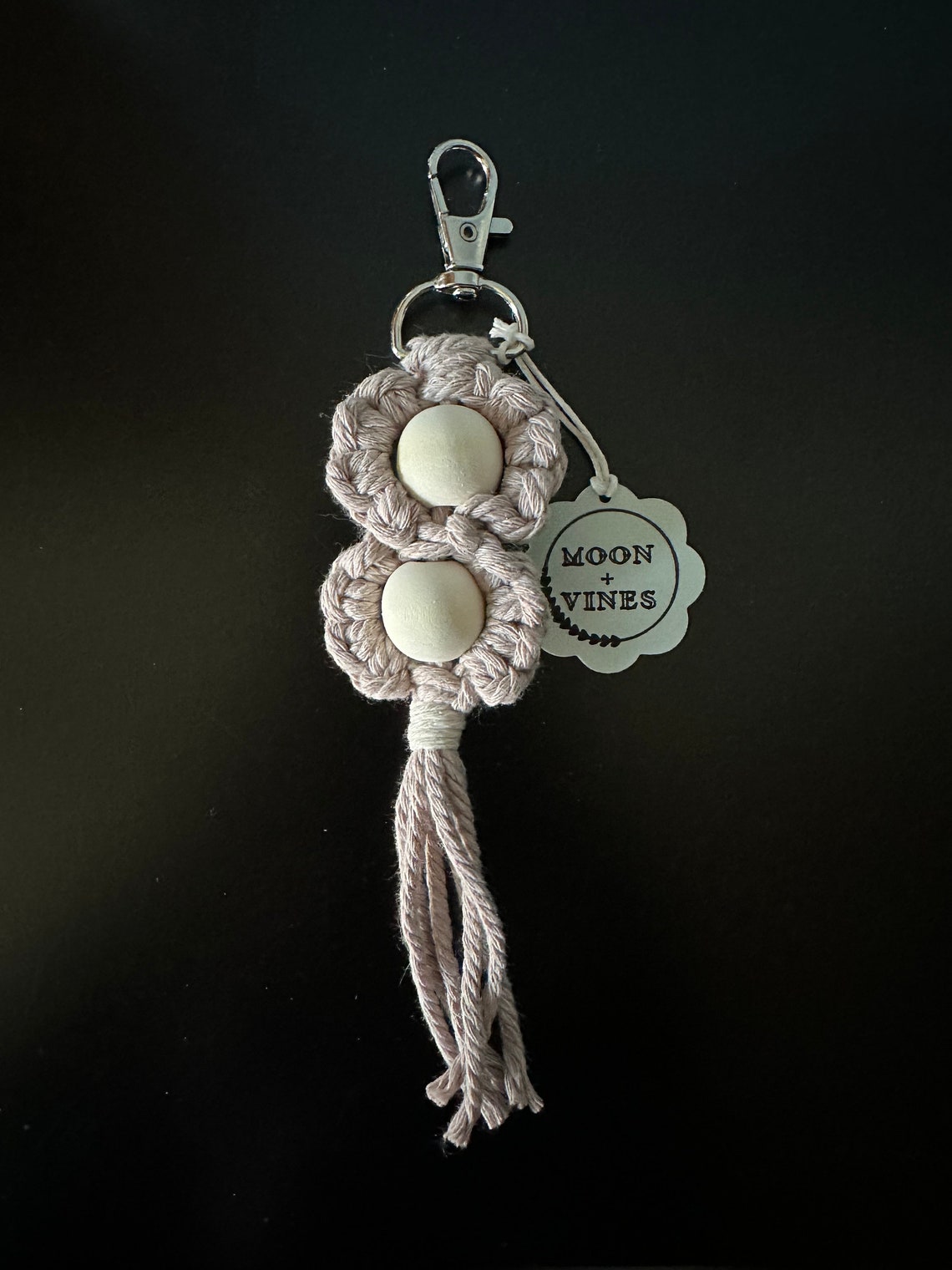 Macrame Flower Keychain - Etsy