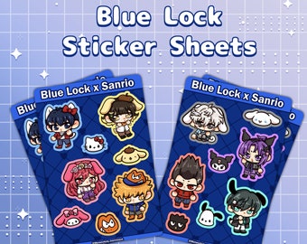 Blue Lock Sticker Sheet - Etsy