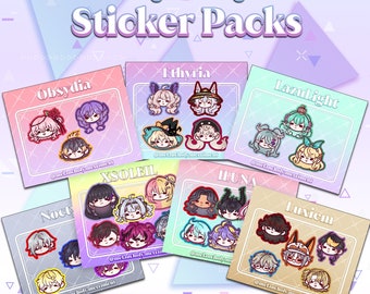 2 Luxiem Sticker Set - Etsy