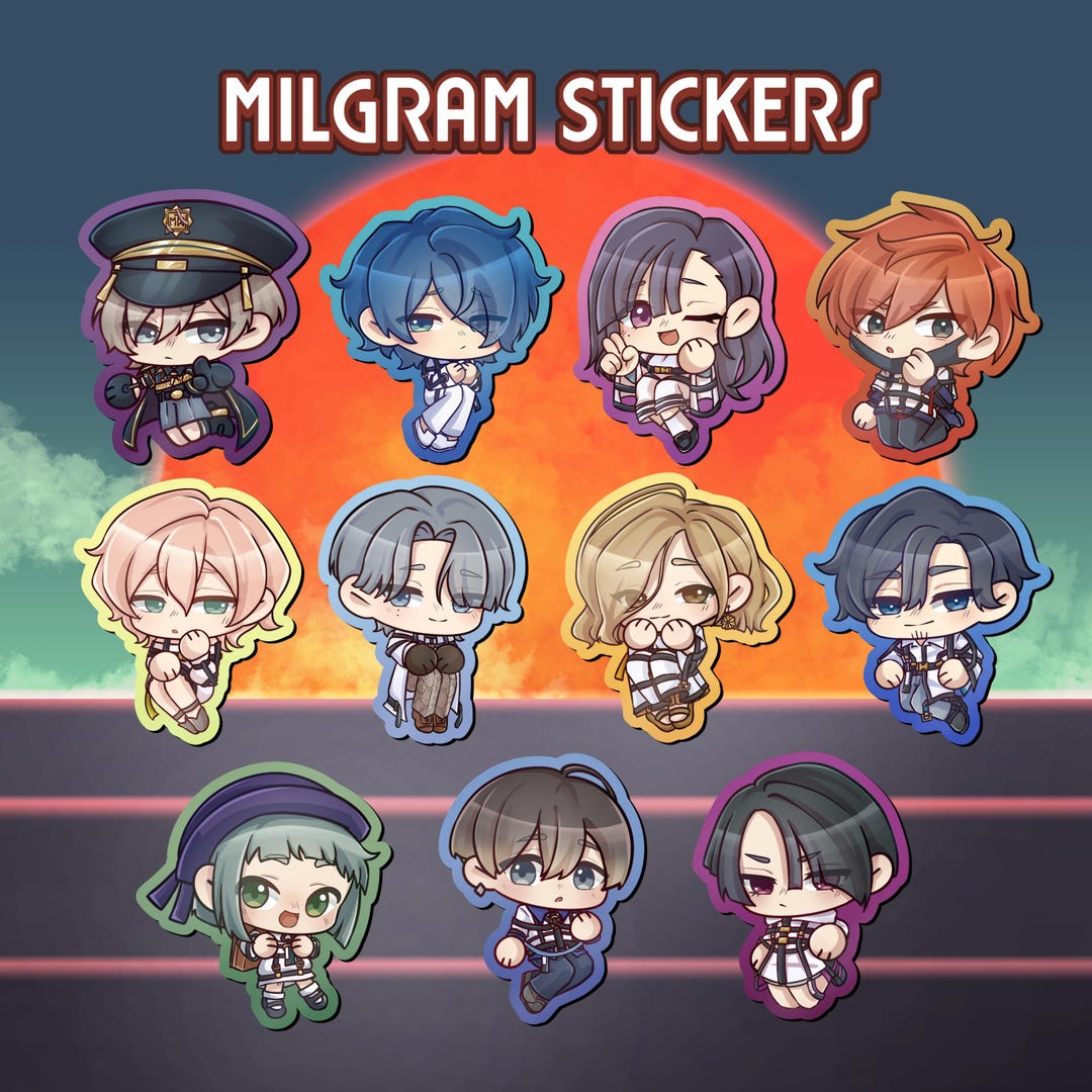 Milgram Stickers - Etsy