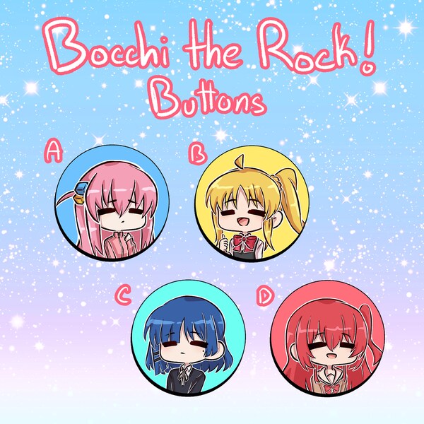 Bocchi the Rock Pin - Etsy