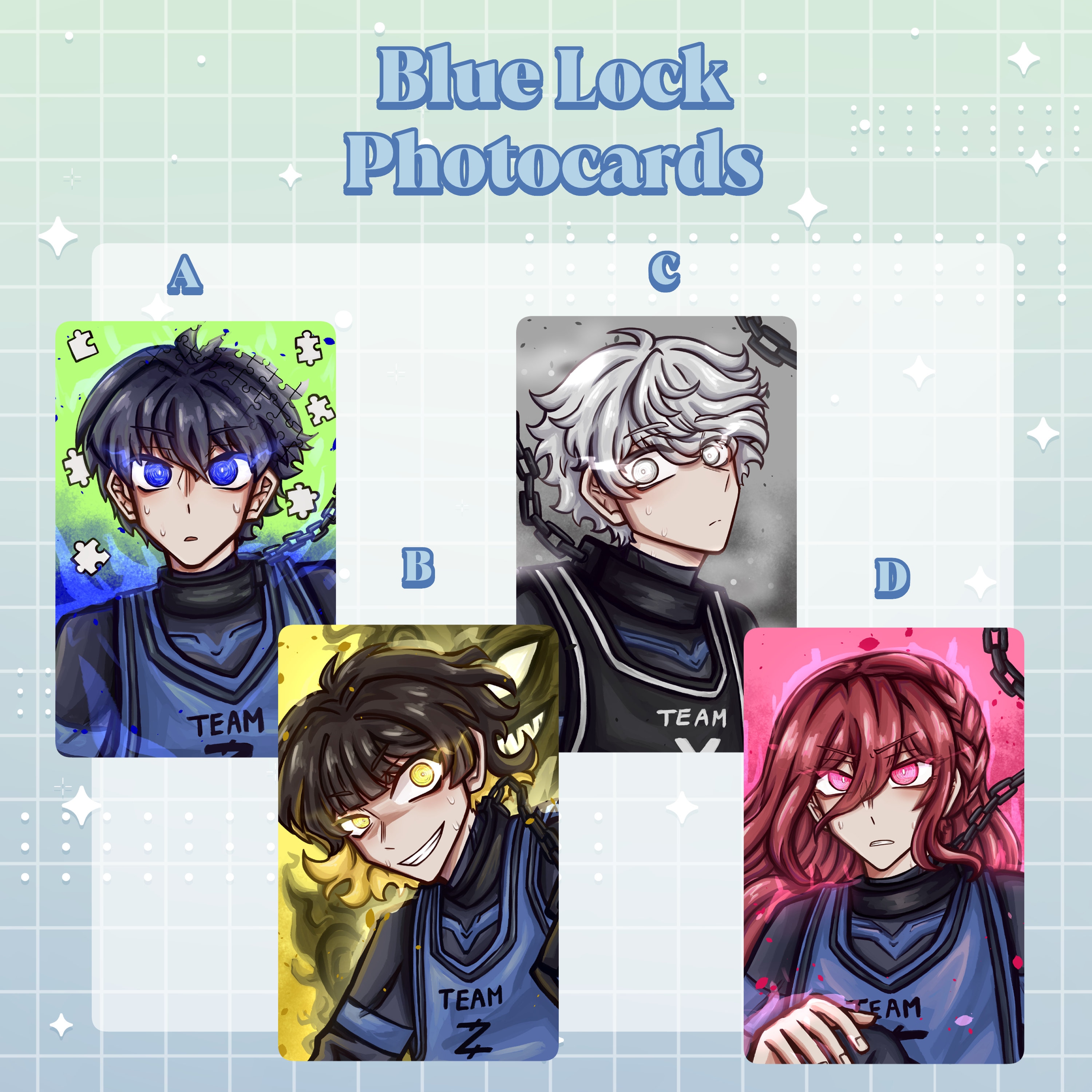 Blue Lock Photocards - Etsy