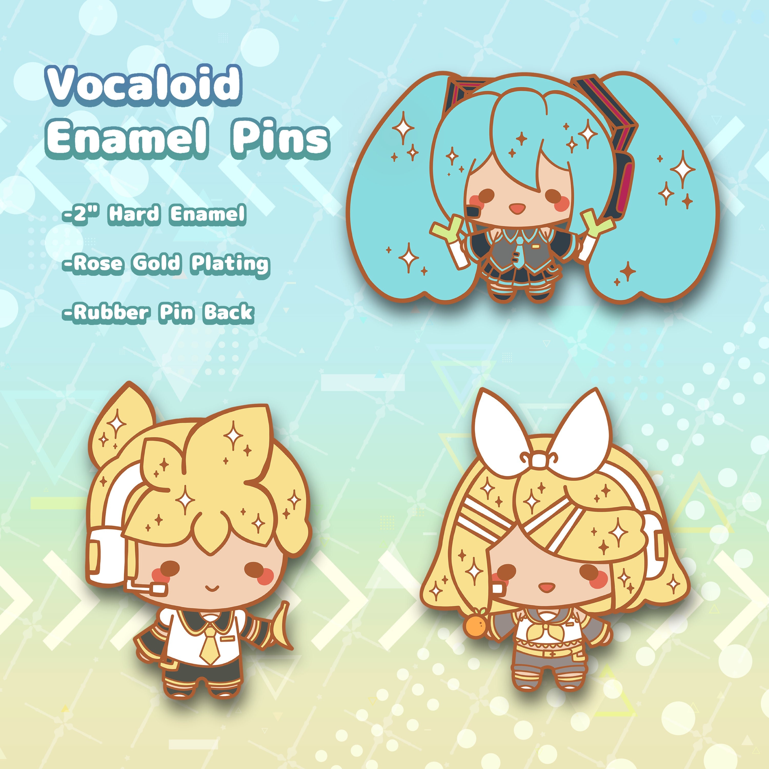 Vocaloid Enamel Pins - Etsy