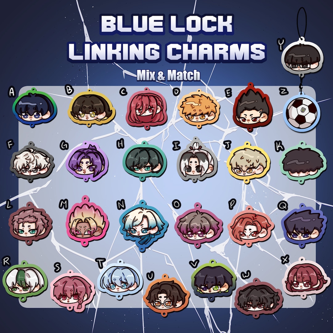 Blu Lock Linking Charms - Etsy