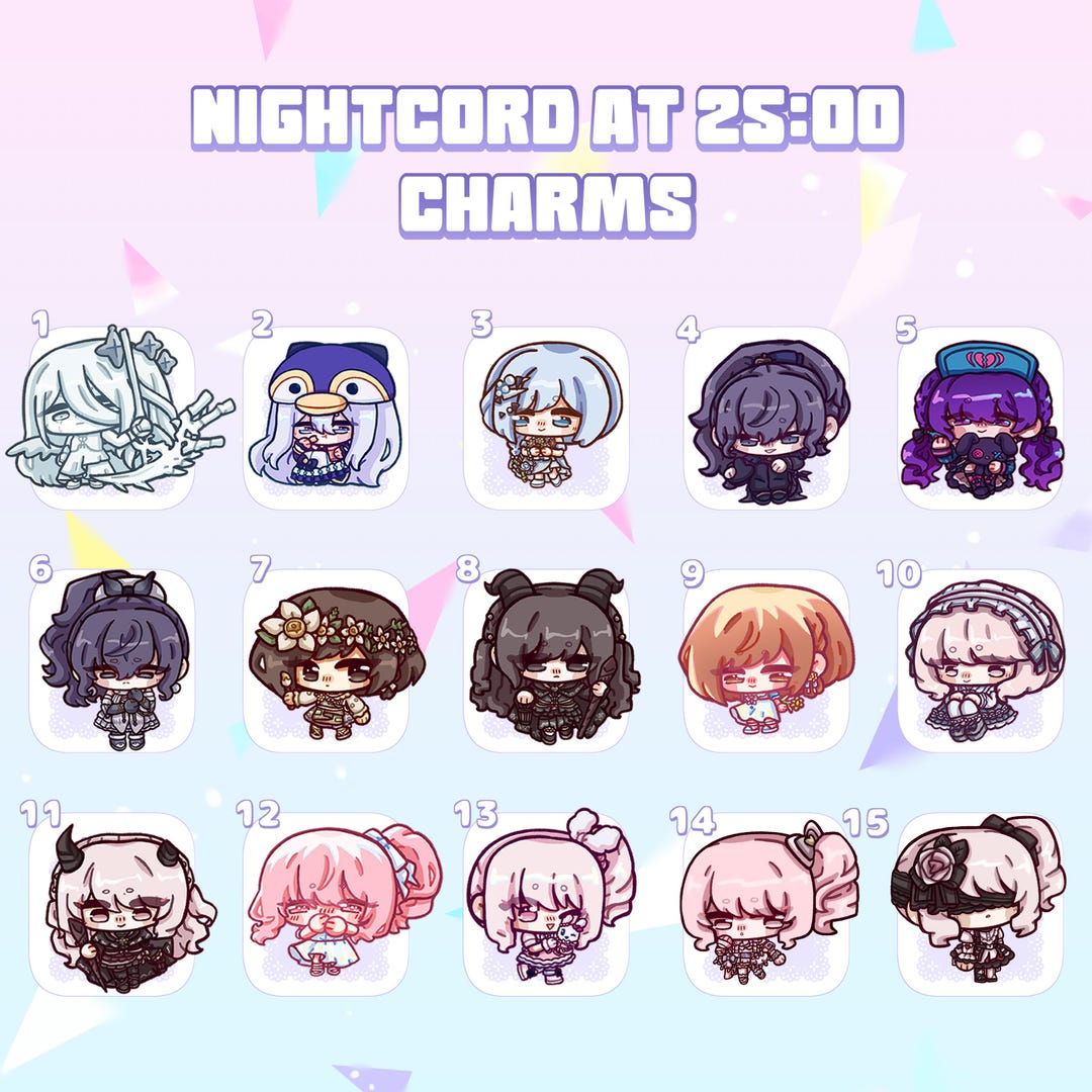 Project Sekai Nightcord Charms - Etsy