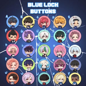 Blu Lock Buttons - Etsy