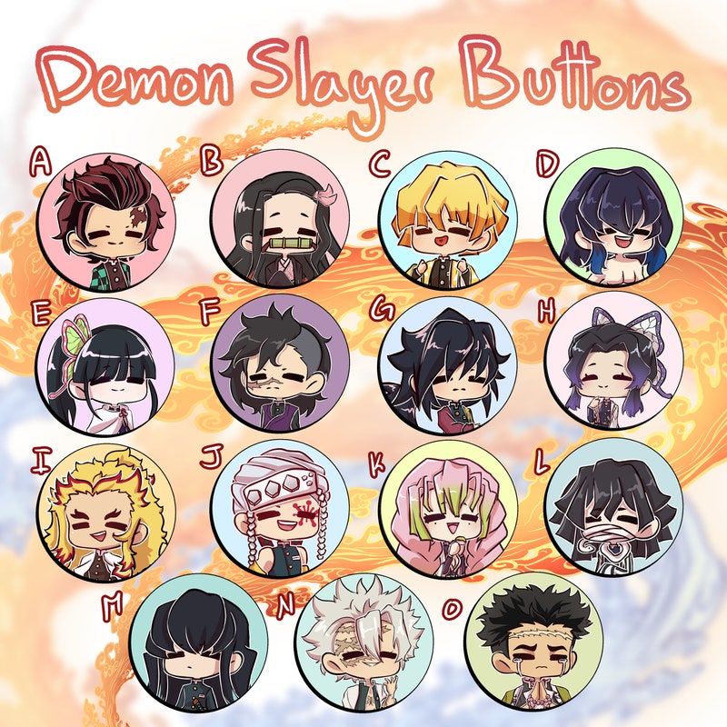 Demon Slayer Pin Pins - Etsy