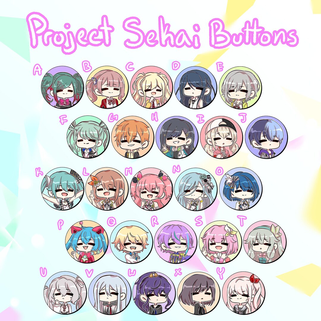 Project SEKAI Buttons - Etsy