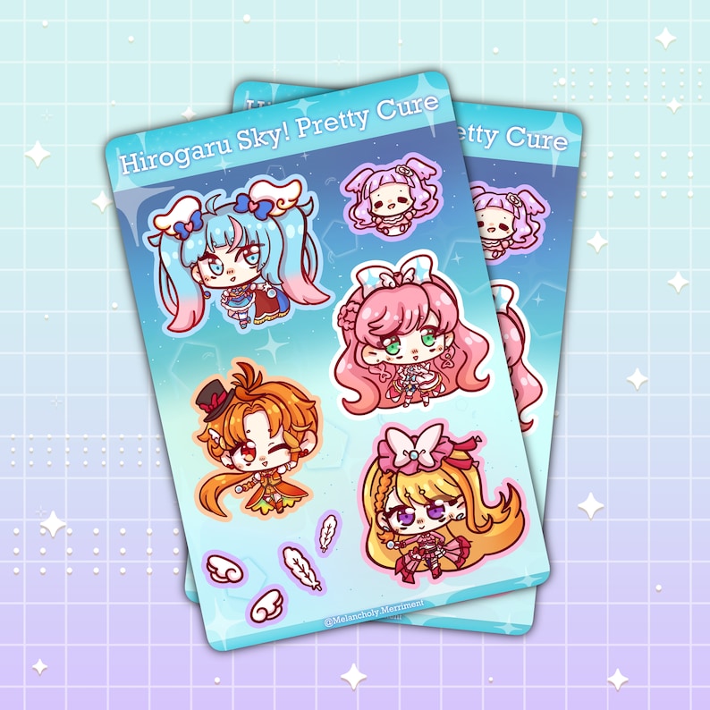 Hirogaru Sky! Precure Sticker Sheet - Etsy