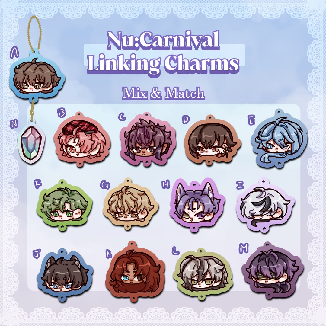 Nu Carnival Linking Charms - Etsy