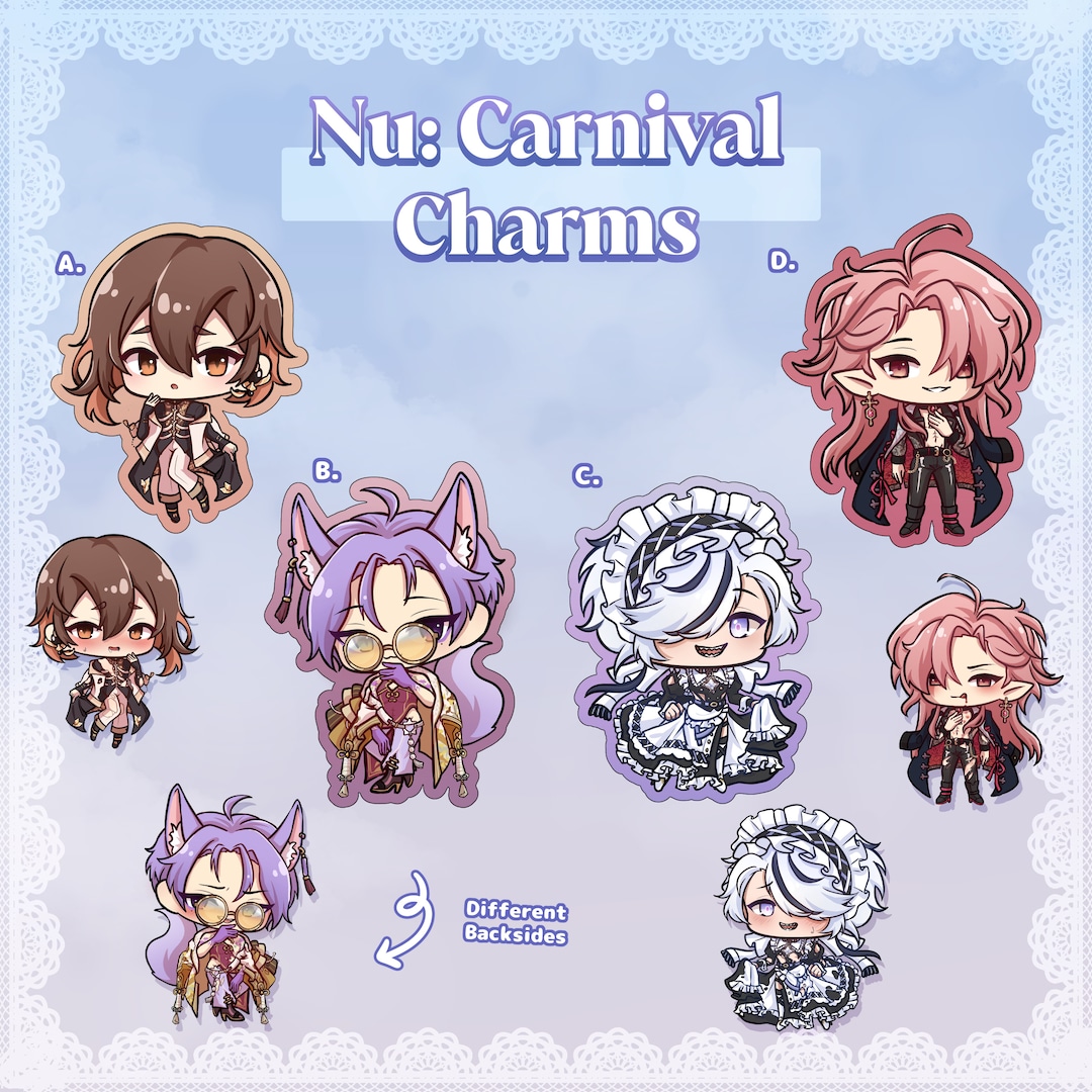 Nu:carnival Acrylic Charms - Etsy